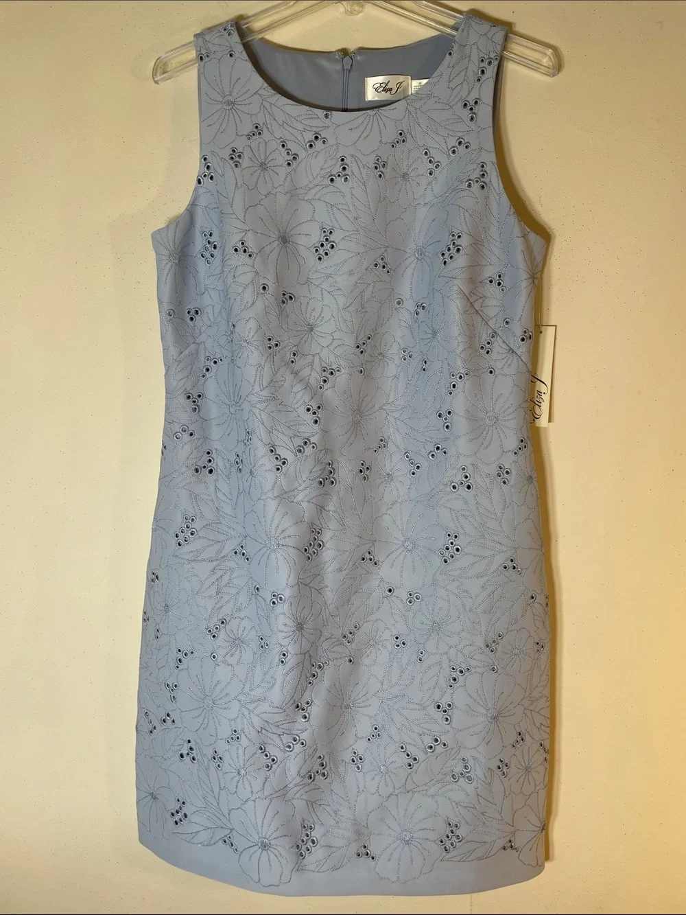 Eliza J | Dresses | Eliza J Safiya Eyelet Knit Embroidered Midi Dress ...